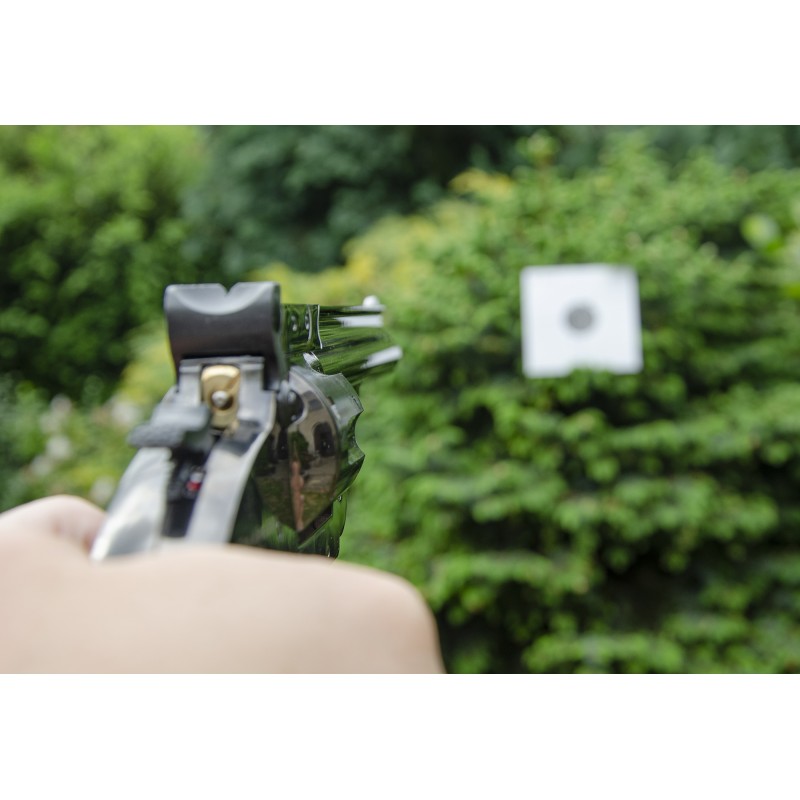 Vzduchový revolver ASG Schofield 6" Šedý 4,5mm